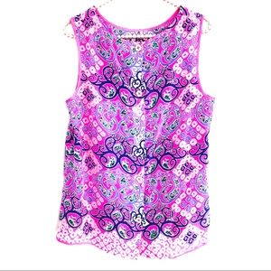 Lilly Pulitzer | Tops | Lilly Pulitzer Iona Shell Silk Print Blouse ...